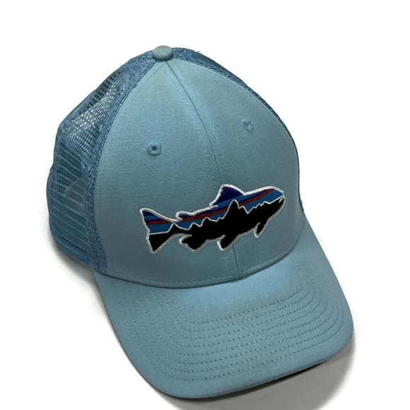 Patagonia | Accessories | Patagonia Fitz Roy Trout Trucker Hat Snapback ...